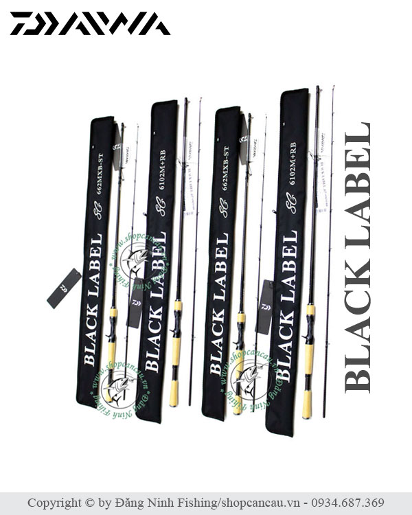 Cần lure Daiwa BlackLabel - siêu phẩm